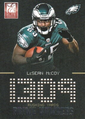 2012 Elite Prime Numbers #4 LeSean McCoy /999 SP | eBay