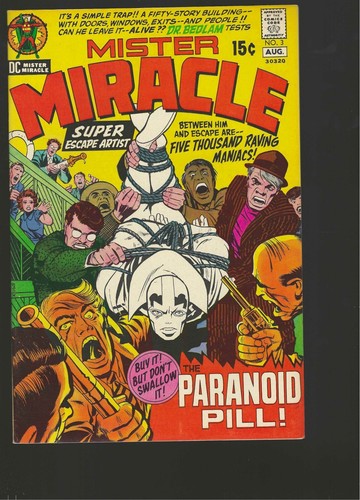 Mister Miracle #3 1971 DC Comics- 1st Doctor Bedlam & 3rd Mister ...