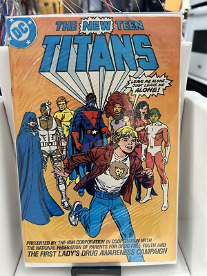 The New Teen Titans President Drug Awareness Campaign DC Comic 1983 ...