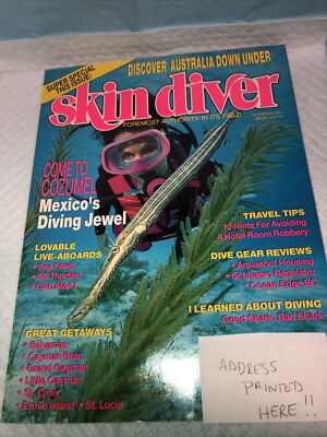 Skin Diver Magazine-December 1991-SHIPS FREE !!!! | eBay