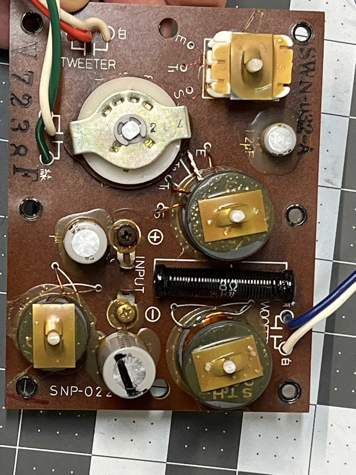 Pioneer CS-66A Crossover Speaker Connectors W/ Screws - RARE WORKS ...