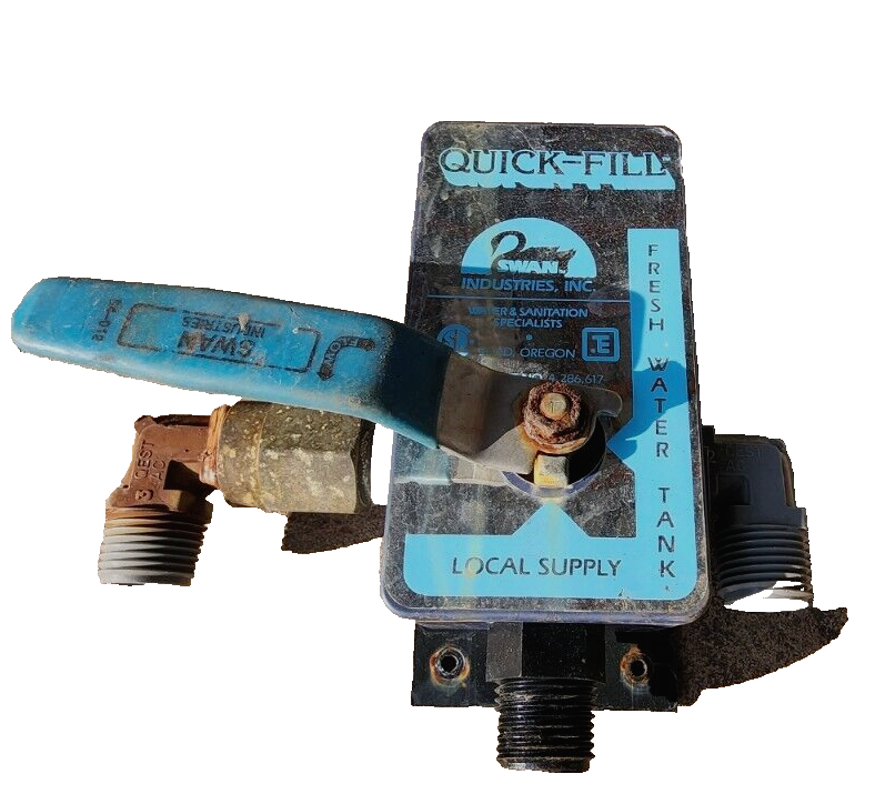 QUICK-FILL SFS200 Dual Fresh Water Tank - For Black & Gray RV Holding ...