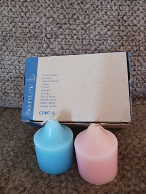 PartyLite COPACABANA BEACH Votive Candles V06819 Box of 5 plus 1 ...