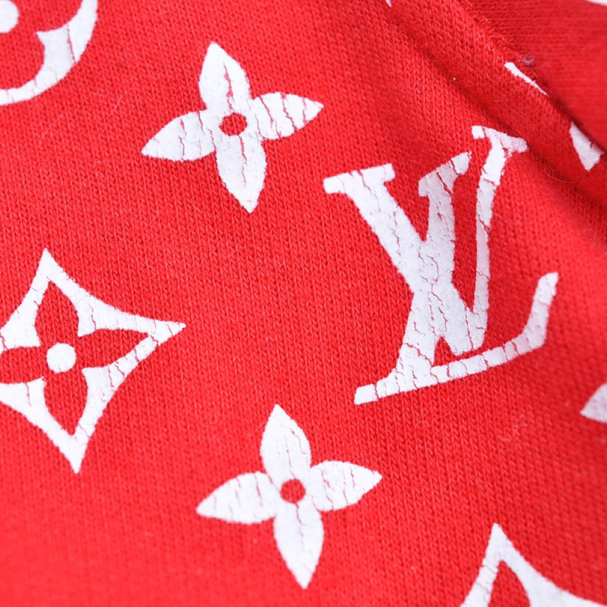 LOUIS VUITTON Supreme Box Logo Hoodie Red XXS LV Auth ak145 LOUIS VUITTON Supreme Box Logo Hoodie Red XXS LV Auth ak145