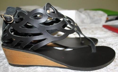 Ancient Greek Wedge Sandals, Style-Medea, Handmade Leather, - EU Size ...