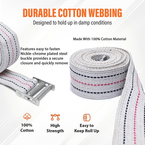Furniture Cotton 2 Inch Webbing Strap with Adjustable Metal Buckle ...