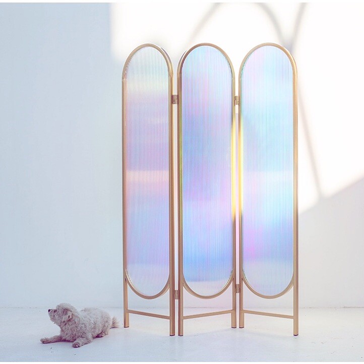 Dazzle Color Glass Screen, Room Divider | eBay