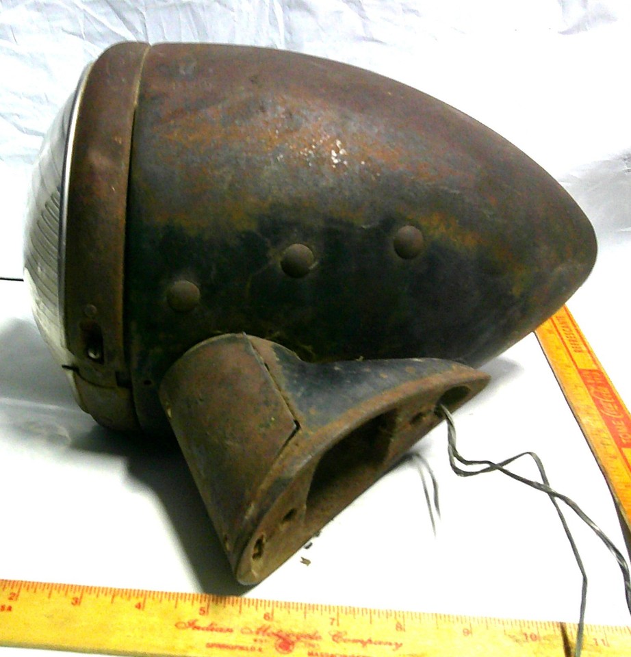 tiltray headlamp vintage old car truck part tilt ray headlight light ...