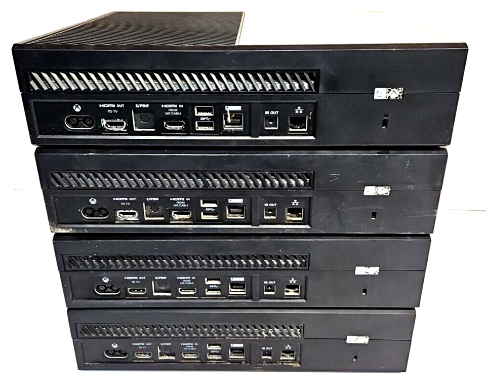 Microsoft Xbox One Game Console Job Lot Of 4 Untested Units For Spares ...
