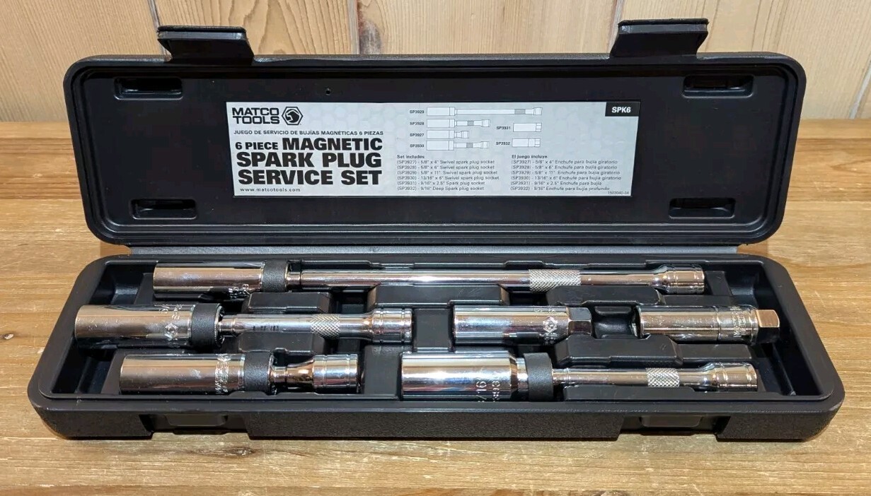 Matco Tools 5 Piece Magnetic Spark Plug Service Set Part No. SPK5M | eBay