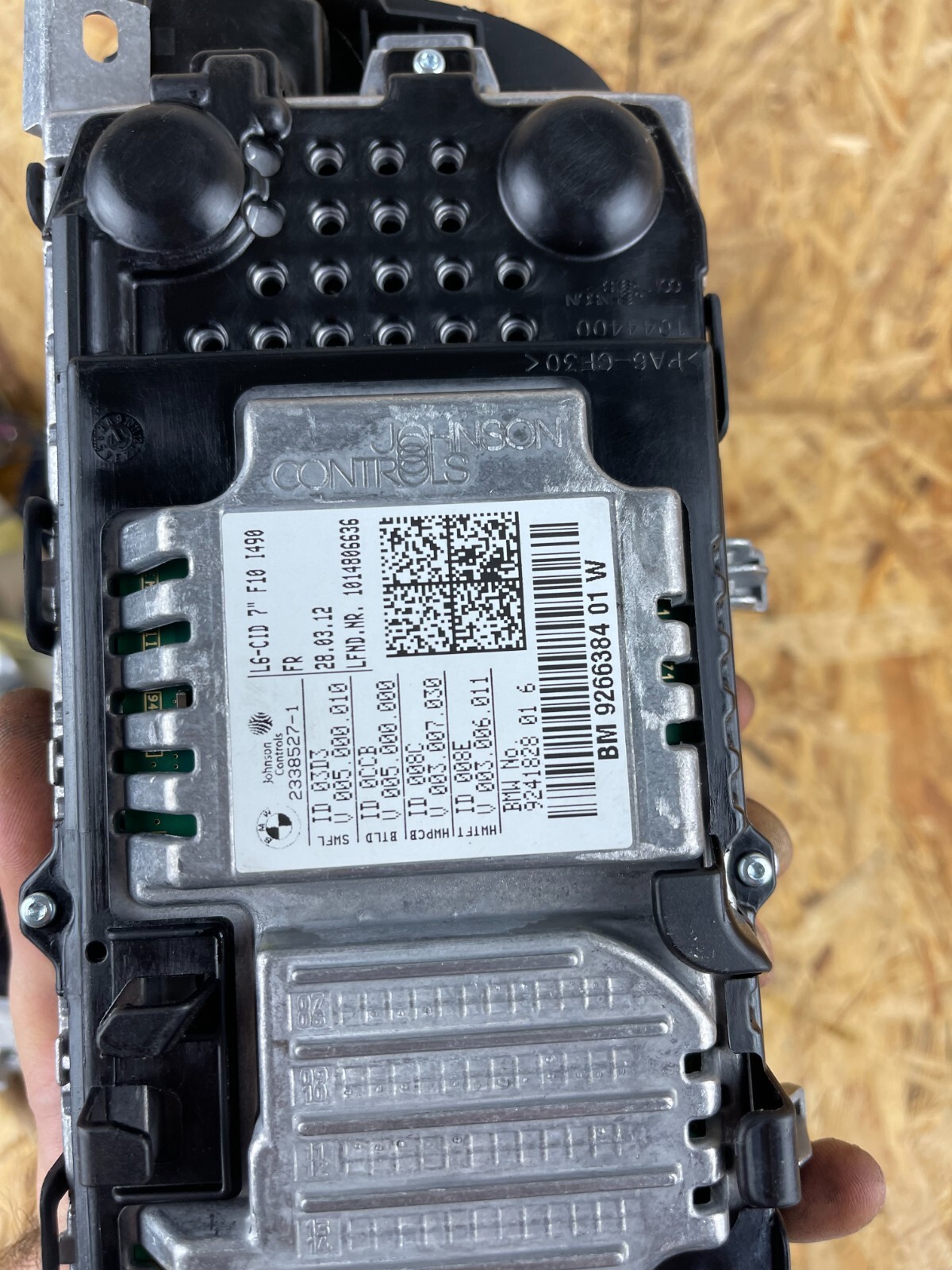 BMW 5er F10 F11 CIC CID Display TN 9266384 Bordmonitor Business TFT ...