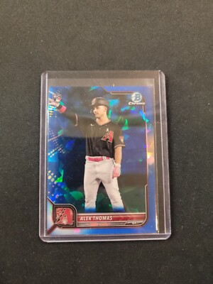 2022 Alek Thomas Bowman Chrome Sapphire Rc Rookie #76 Diamondbacks | eBay