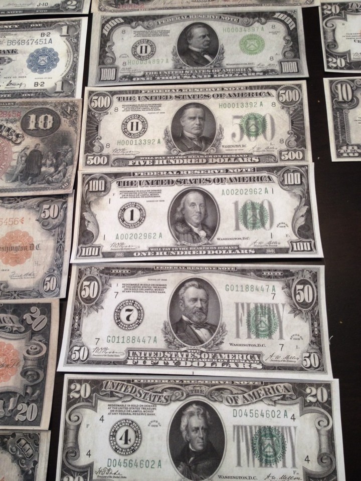 Reproduction Collection 1880-1934 United States Paper Money US ...