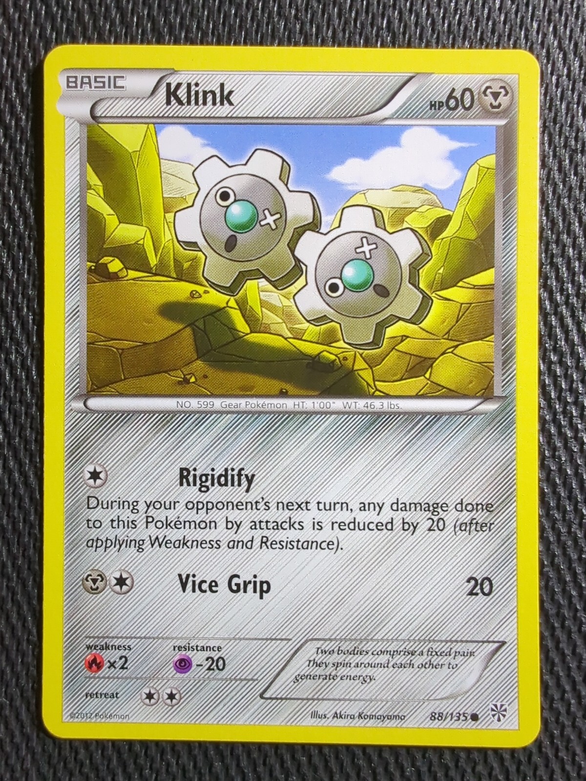 Pokémon TCG Klink Black & White 88/135 Regular Common for sale online ...