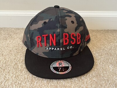 Routine Baseball Fitted Hat 7 1/4 Camo | eBay