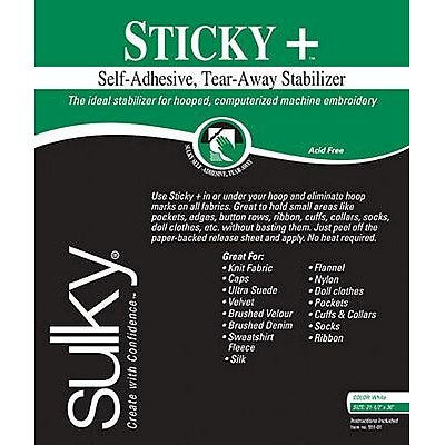 Sulky Sticky Plus Stabilizer, 1yd x 21-1/2" | eBay