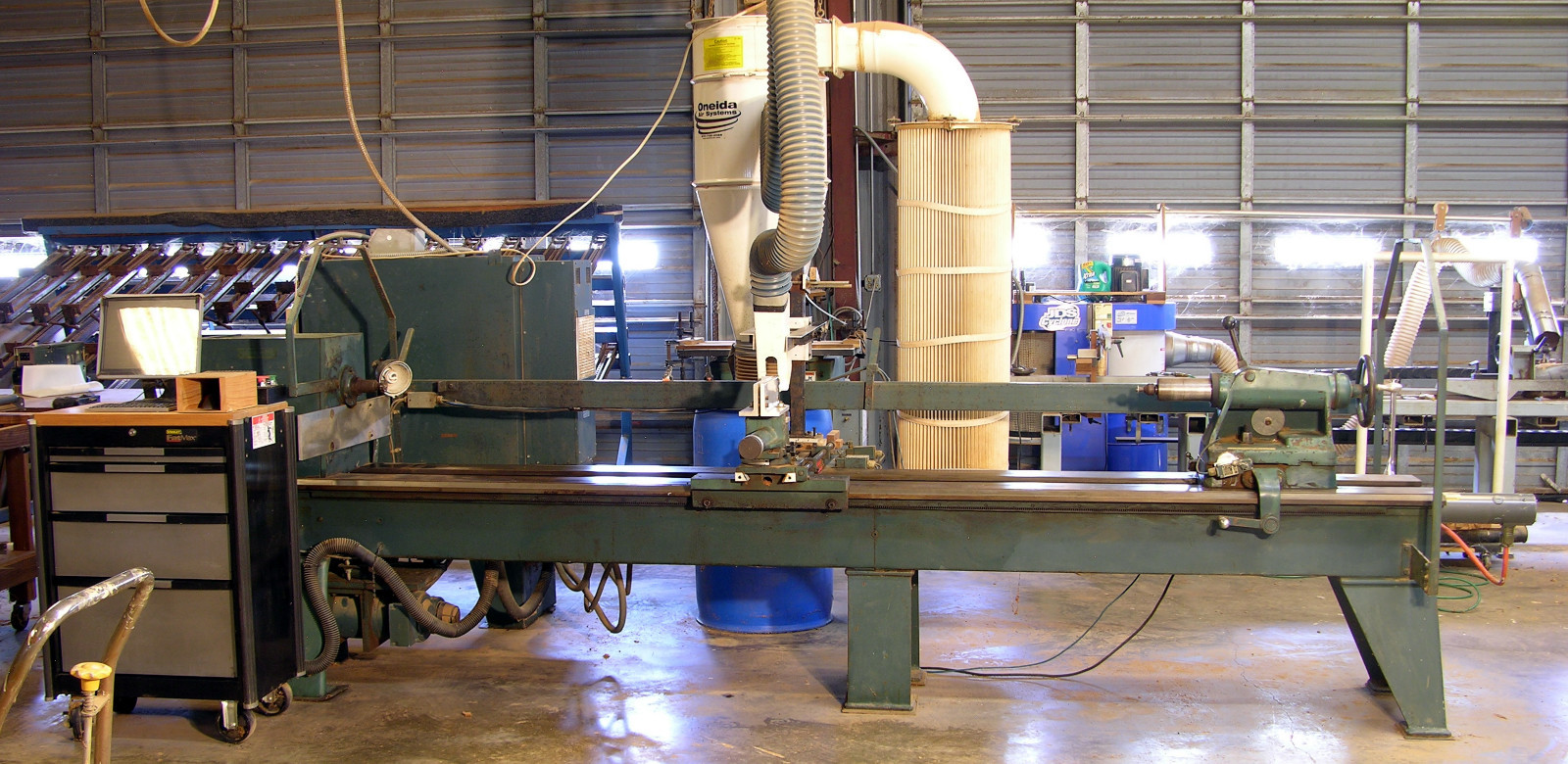 Oliver CNC Wood Lathe with 3 servo controled axis and up to 120 ...