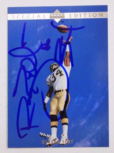 Ray Zellars Saints Notre Signed 1995 SPECIAL EDITION Upper Deck ...