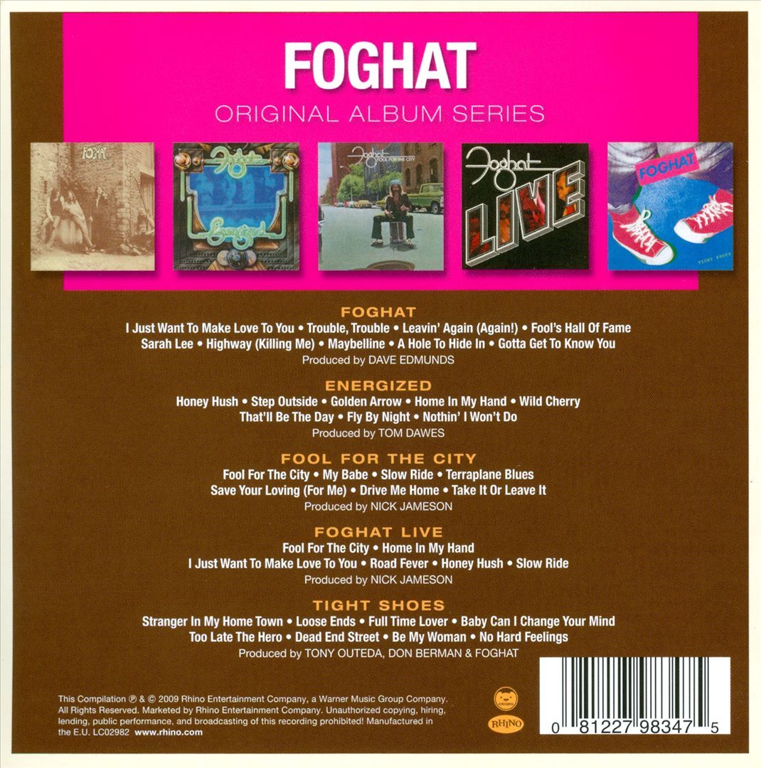 FOGHAT - ORIGINAL ALBUM SERIES NEW CD 81227983475| eBay