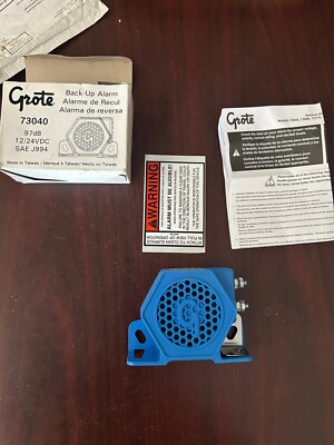 Grote 73040 - Back Up Alarm New In Box .See Photos For Type And Model ...