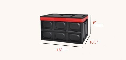 Collapsible Stackable Plastic Storage Box for Your Home, Office, or Car ...