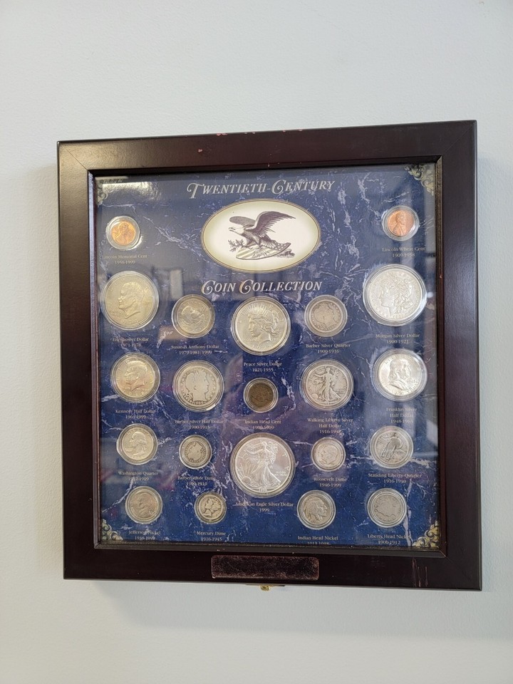 20th Century Framed Coin Collection - 21 Coins | eBay