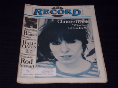 1981 DECEMBER RECORD MAGAZINE - CHRISSIE HYNDE NICE MUSIC FRONT COVER ...