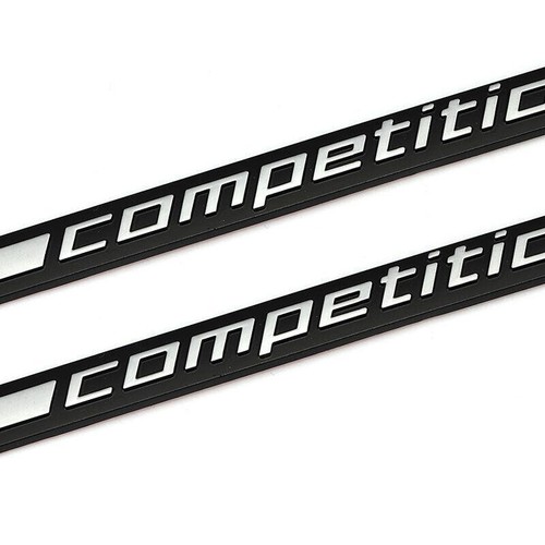 "COMPETITION" Letter Rear Trunk Lid Emblem Badge For New M2 M3 M4 M5 M6 ...