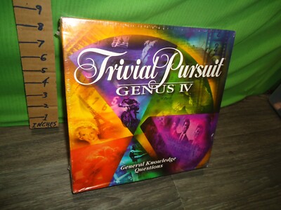 1996 vintage original Trivia pursuit genus IV new factory sealed | eBay