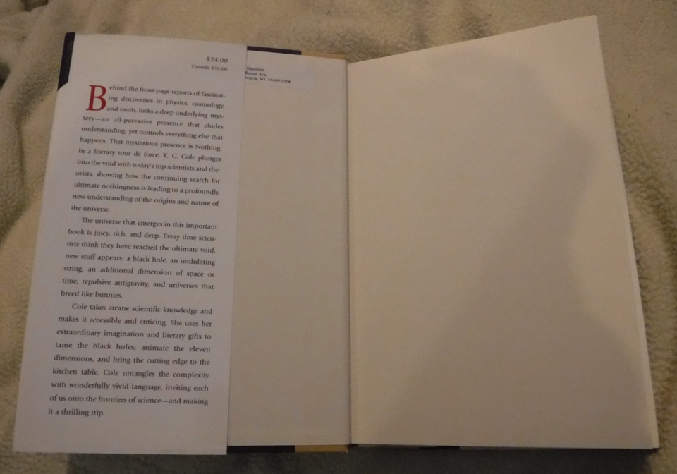 The Hole in the Universe: How Scientists Peered over the Edge by K. C ...