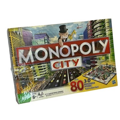 Monopoly City Board Game Family Hasbro 2009 Incomplete PARTS ONLY 3D ...