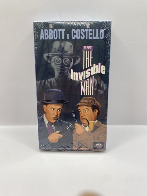 Abbott and Costello Meet the Invisible Man (VHS, 1992) for sale online ...