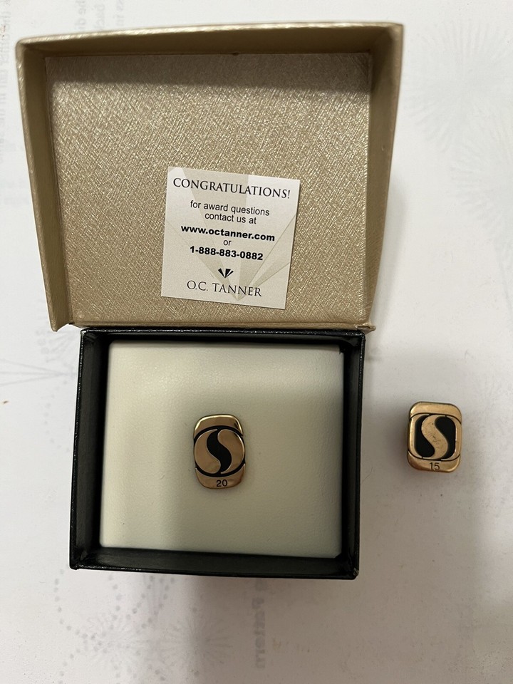 Safeway Grocery Store 15 and 20 Year Employee Service Award Screw Back ...