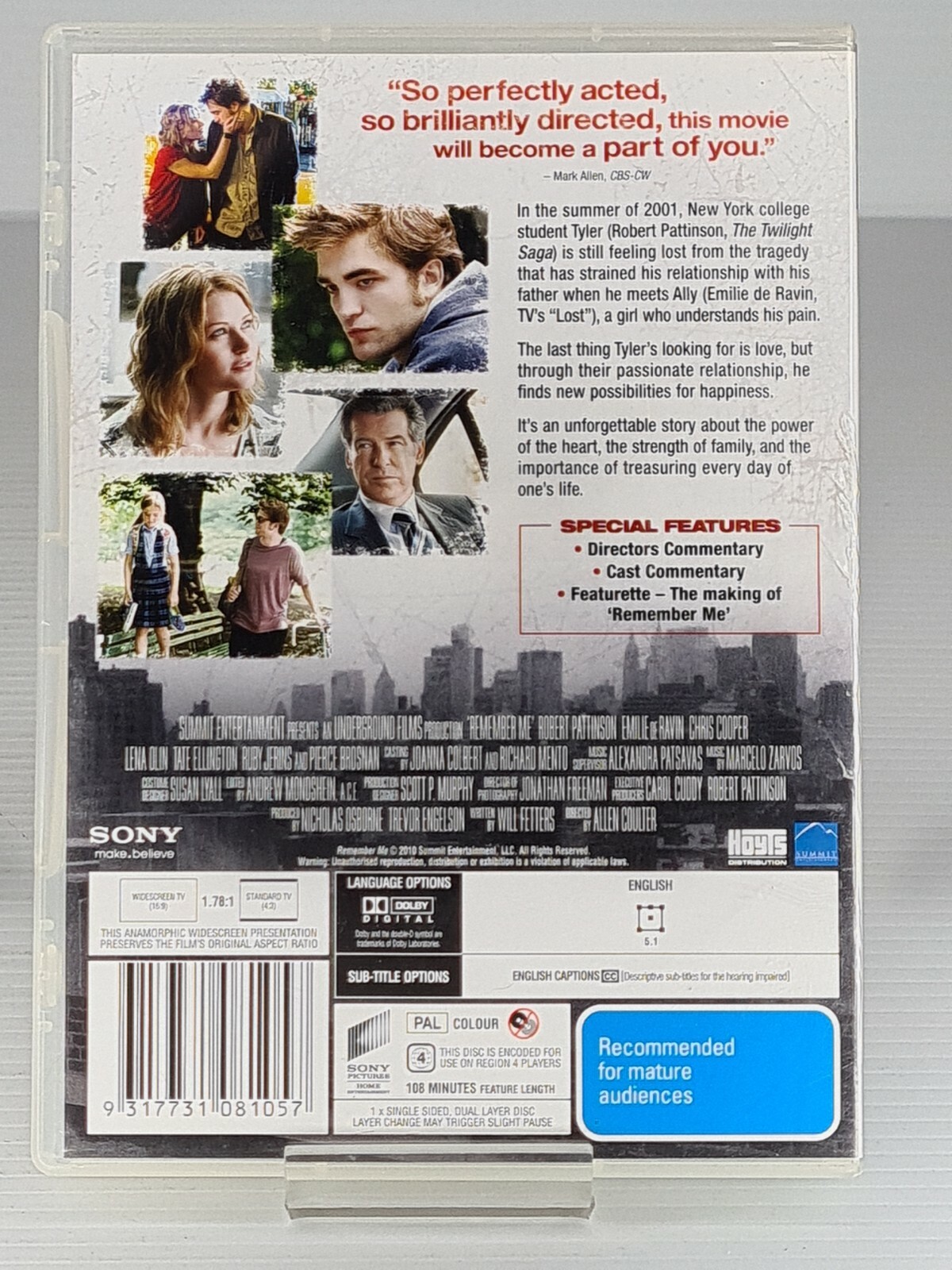 Remember Me DVD | eBay