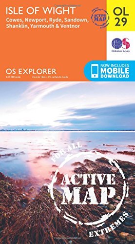 OS Explorer ACTIVE OL29 Isle of Wight (O... by Ordnance Survey Sheet ...