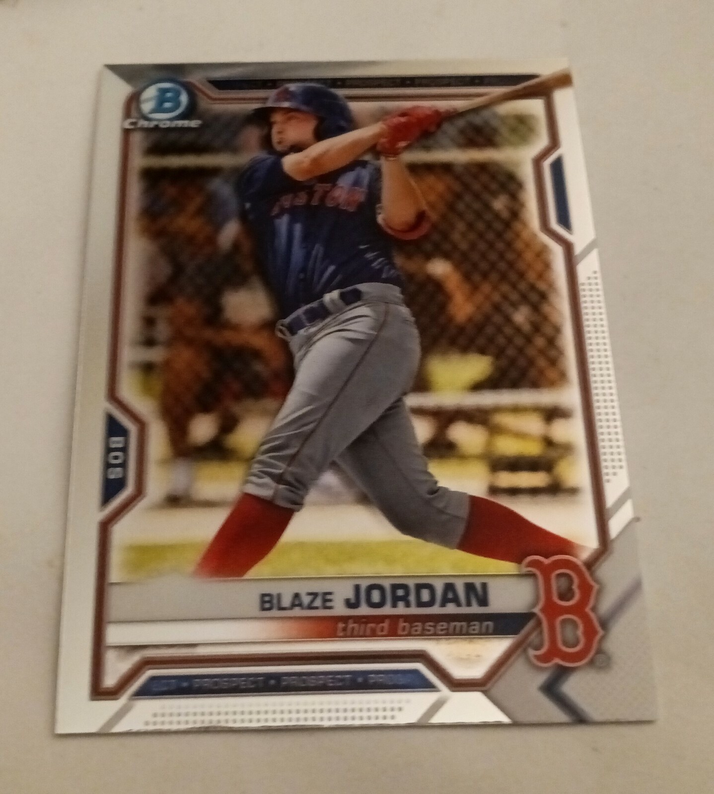 2021 BLAZE JORDAN Bowman Draft Chrome ROOKIE Card #BDC-182 MINT RC Red ...