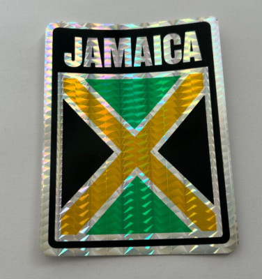 Jamaica Country Flag Reflective Decal Bumper Sticker | eBay
