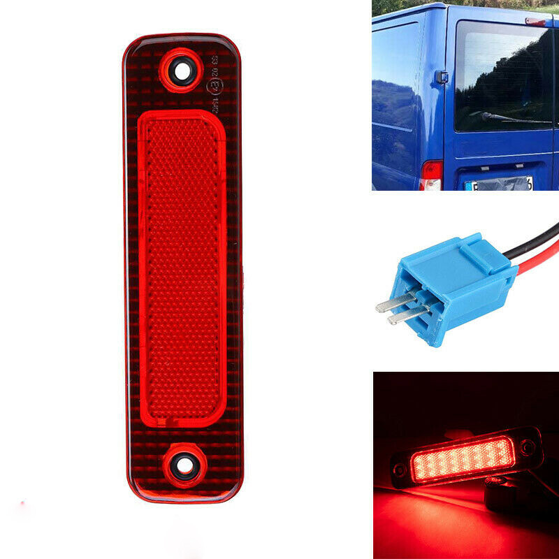 LED Rear High Three Brake Light Tail Lamp Red Fit For Ford Transit MK7 ...