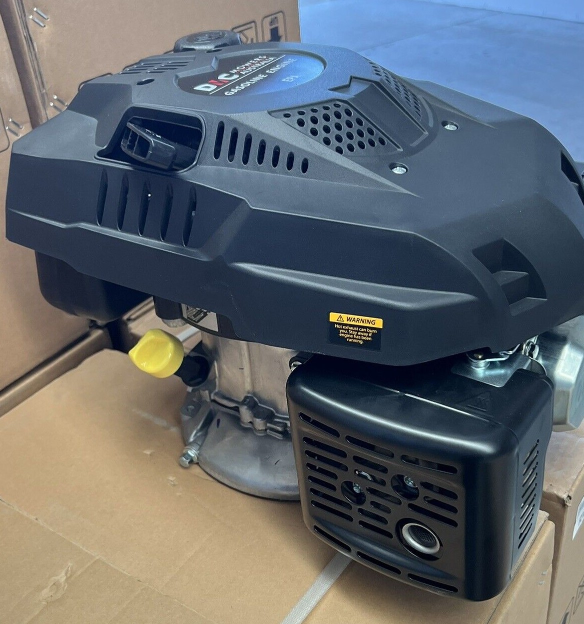 6.5hp Vertical Shaft Lawn Mower Engine Petrol 4 Stroke Motor Push Ride ...