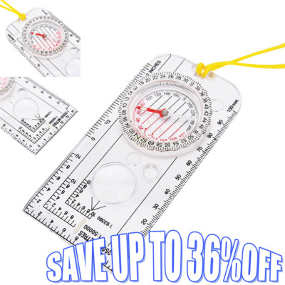Magnifying Orienteering Compass Navigation Map Scouts Army Cadet ...