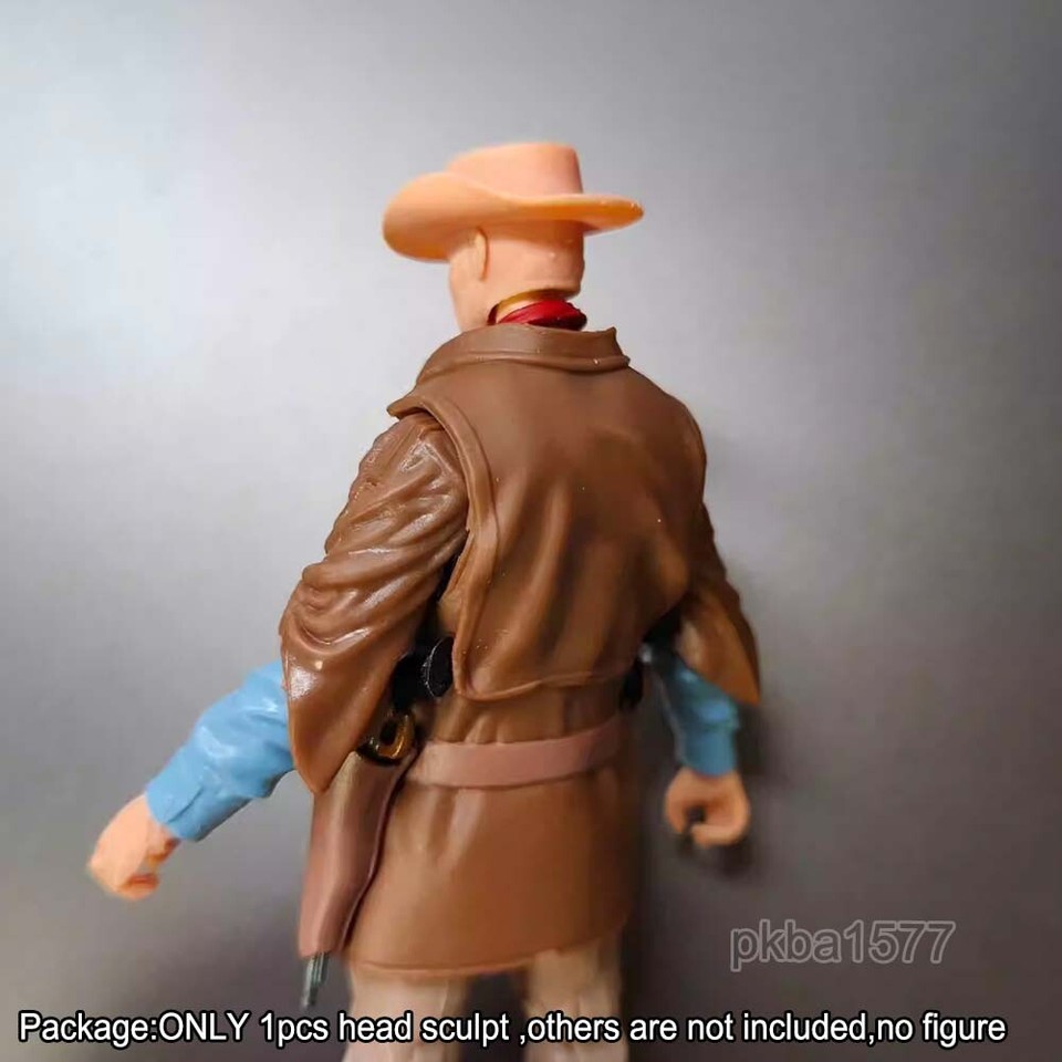Unpainted 1/18 Hat Man Head Sculpt Soldier Head For DIY 3.75'' Action ...