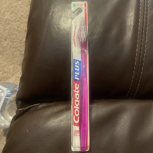 Colgate plus Soft Full Head bristle toothbrush Purple full diamond head ...