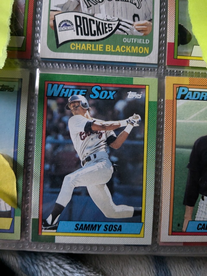 1990 Topps Sammy Sosa #692 Rookie Error Card Multiple Errors Rare | eBay