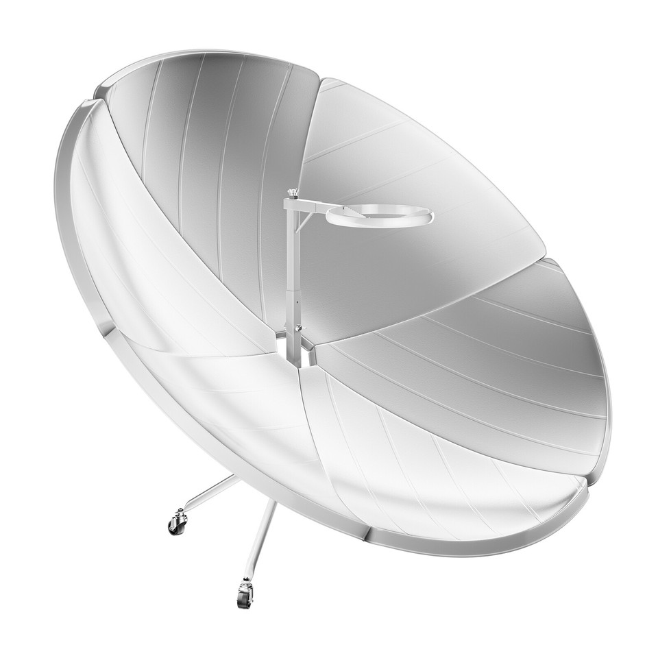 1500W Portable Solar Cooker Parabolic Sun Oven Outdoor Camping Barbeque ...