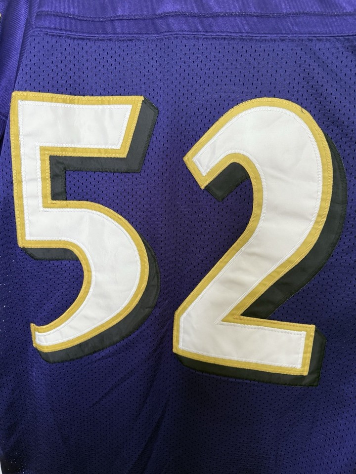 Reebok Premier Triple Stitched Ray Lewis Baltimore Ravens Jersey Mens ...