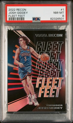 Josh Giddey Recon Fleet Feet PSA 8 (#1) 2022/23 | eBay