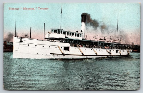 Toronto Ontario Steamer SS Macassa Steamship Ship HSBC Postcard ON | eBay