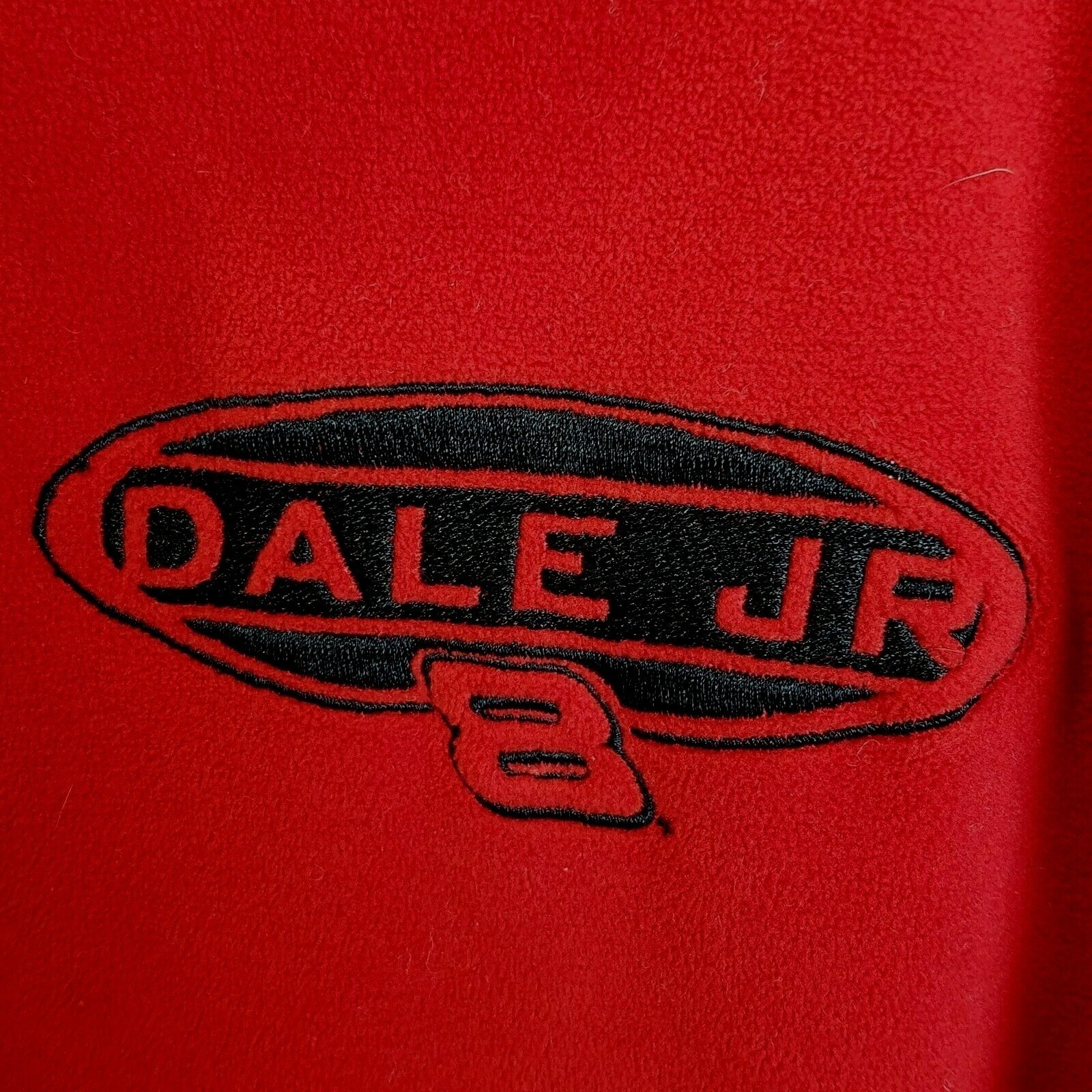 Nascar Dale Earnhardt Jr. #8 Red 1/4 Zip Fleece Pullover MED Chase ...