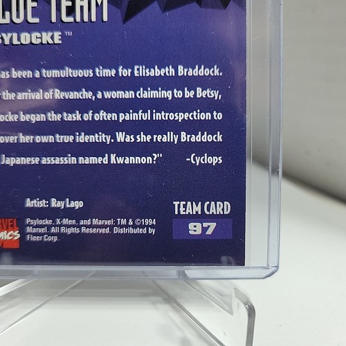 1995 Fleer Ultra X-Men #97 Psylocke Blue Team Artist: Ray Lago | eBay