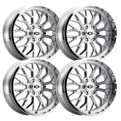 (Set-4) Vision 402 Riot 20x9 5x150 12mm Chrome Wheels Rims 20 Inch | eBay